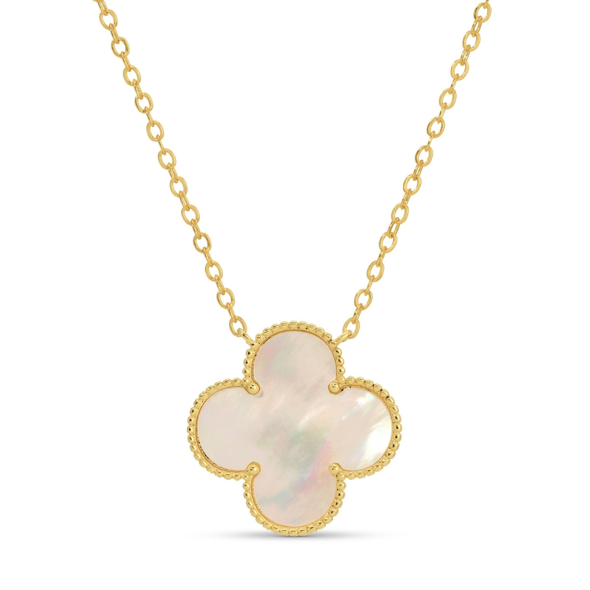 Clover Necklaces | 18k Gold Plated Jewelry – Splendid Iris Wholesale